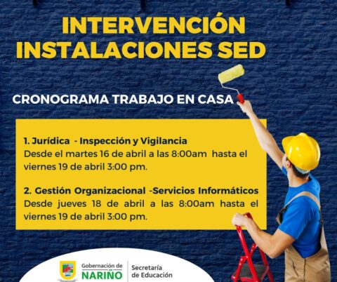 Oficio Informativo - Secretaría de Educación Departamental de Nariño